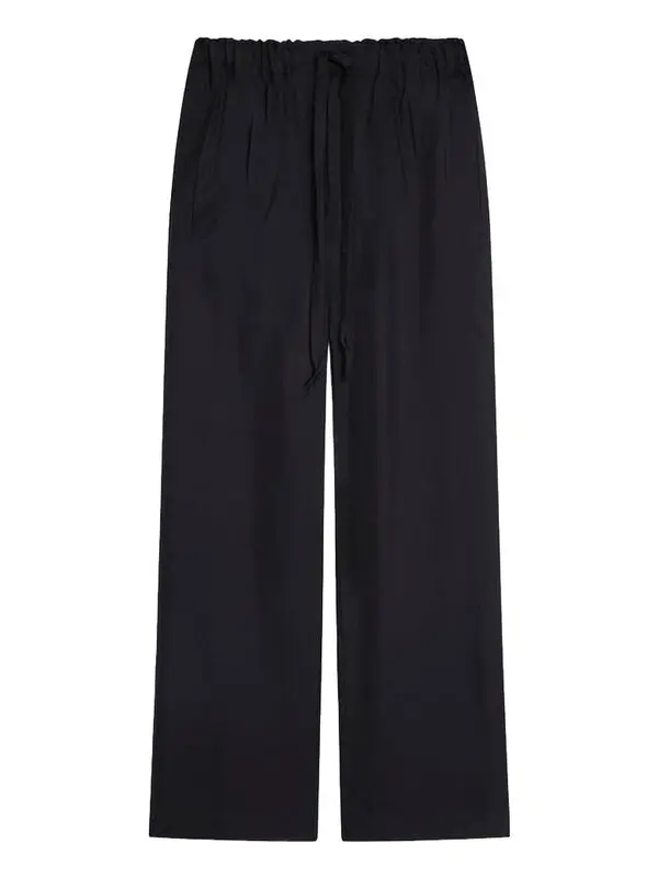 Phoebe Philo Silk Drawstring Trousers - Black