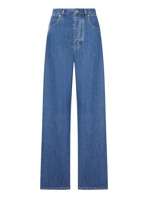 Bottega Veneta Wide-leg Jeans - Multicolor