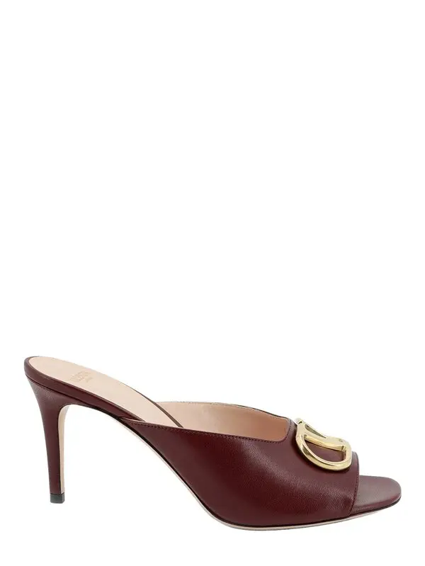 Valentino Garavani Vlogo Signature Leather Sandals - Multicolor