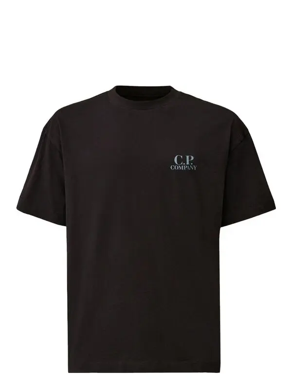C.P. COMPANY Logo Cotton T-shirt - Multicolor