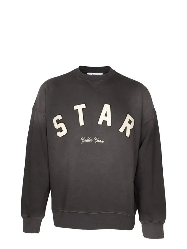 GOLDEN GOOSE Logo Cotton Sweatshirt - Multicolor