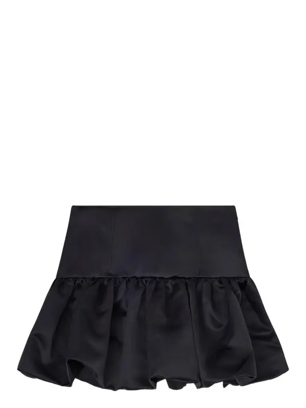 GANNI Satin Mini Skirt - Multicolor