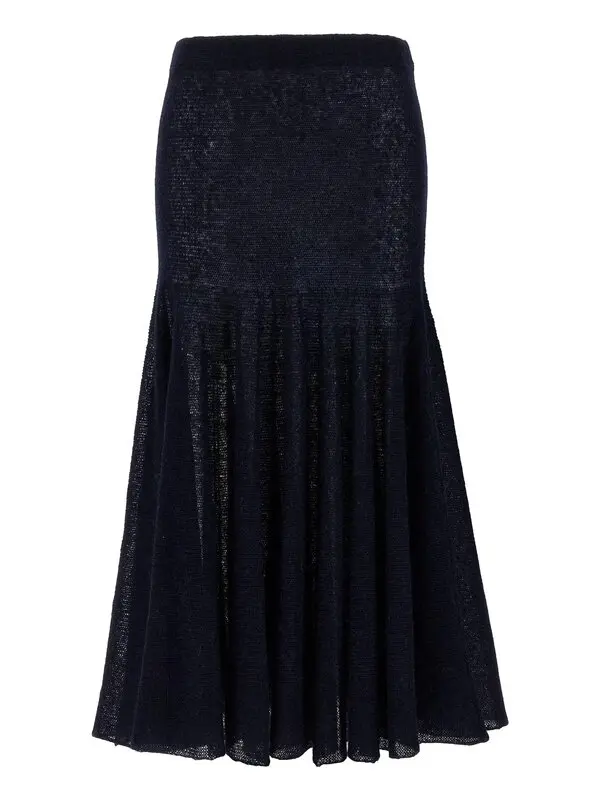Magda Butrym Pf25 Knitwear 16 Skirt' Skirt - Blue