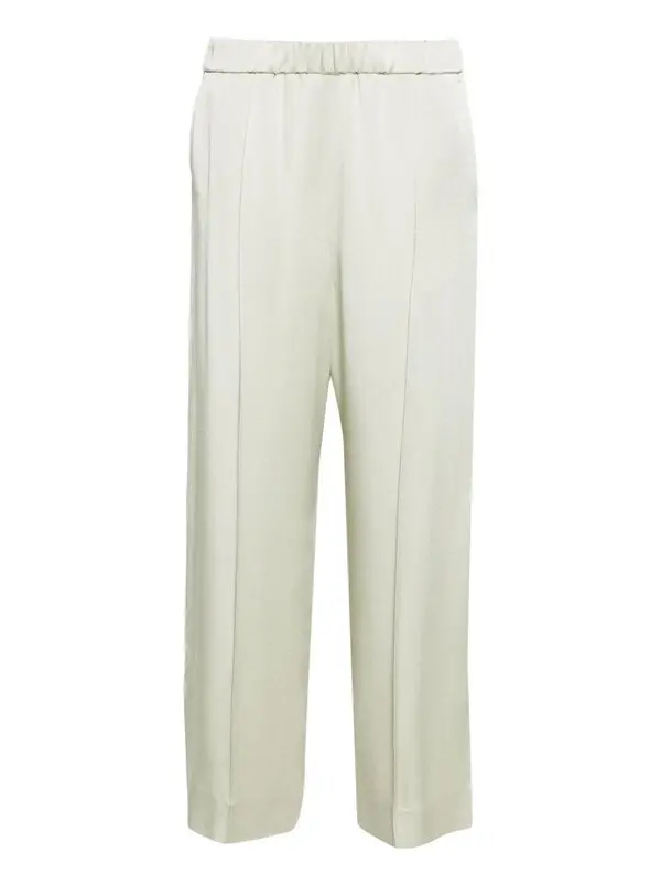 JIL SANDER Wide-leg Satin Trousers - Multicolor
