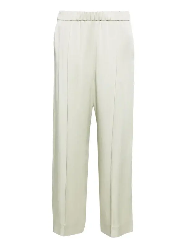 JIL SANDER Wide-leg Satin Trousers - Multicolor