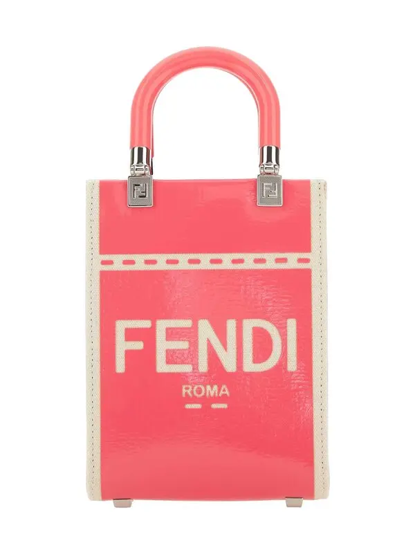 Fendi Two-tone Canvas Mini Sunshine Handbag - Multicolor