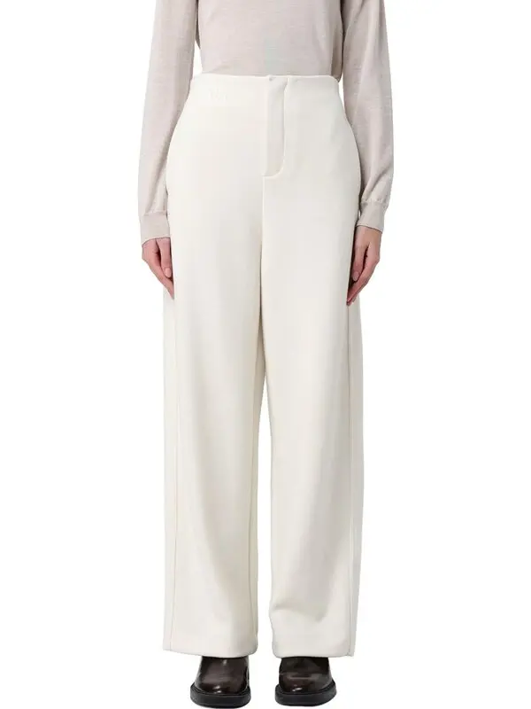 Max Mara Wide Leg Pants - Cream