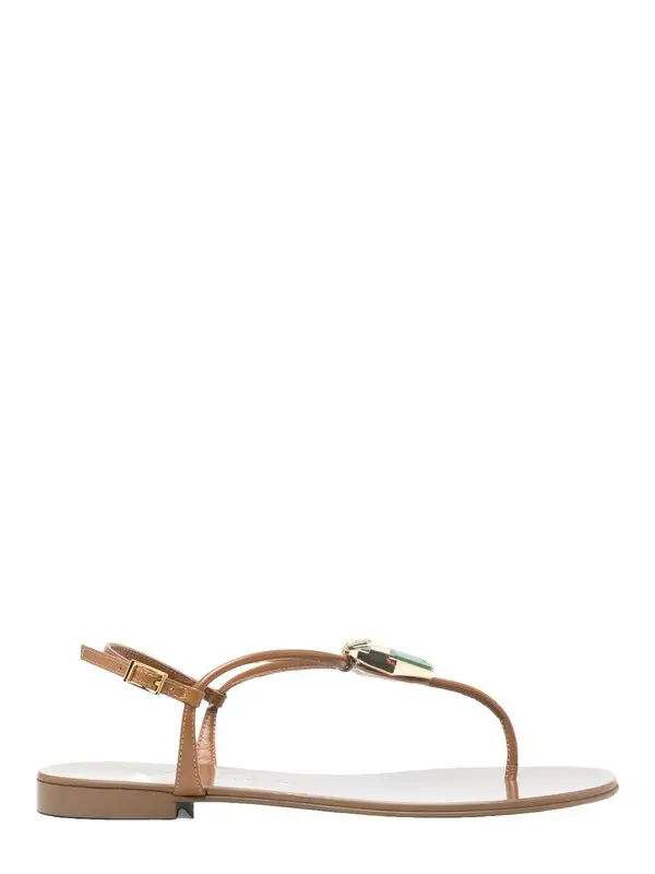GIUSEPPE ZANOTTI Atlantide Thong Sandals - Multicolor