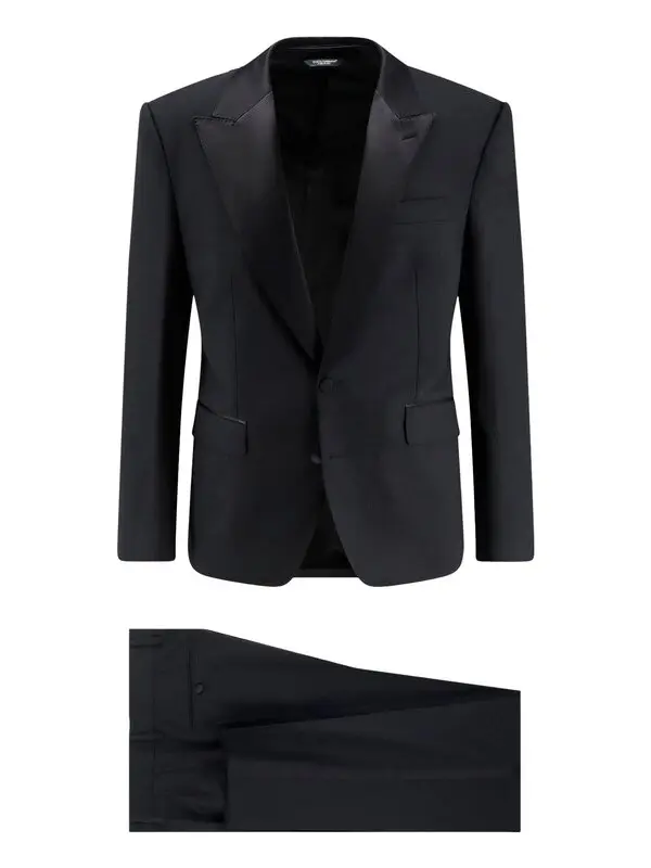Dolce & Gabbana Sicilia Virgin Wool And Silk Blend Tuxedo - Multicolor
