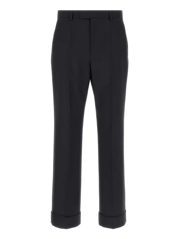 Valentino Garavani Virgin Wool Tailored Pant - Blue