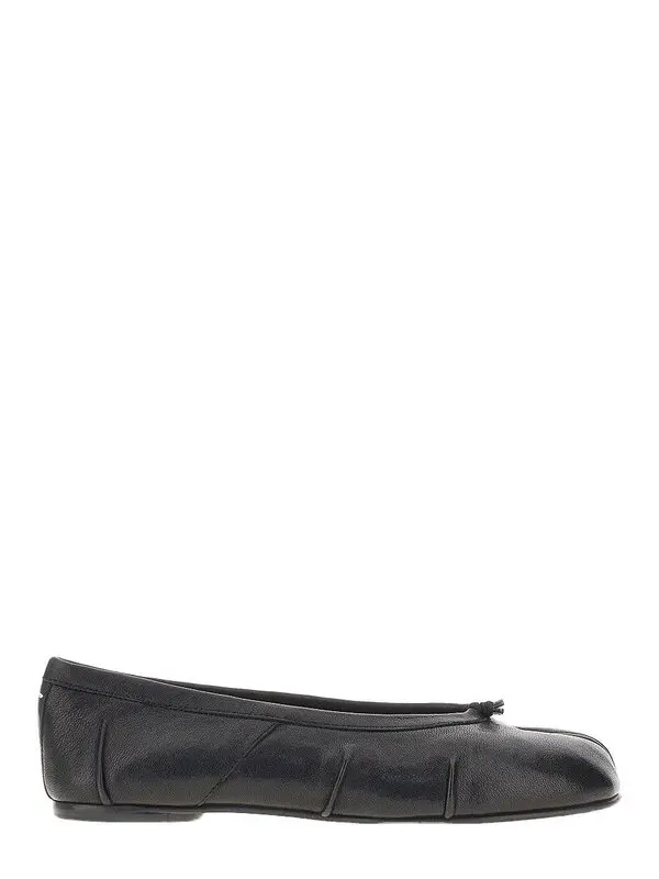 MAISON MARGIELA Leather Tabi Ballerinas - Black