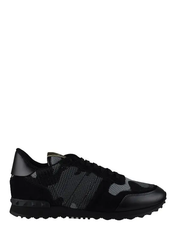 Valentino Garavani Rockrunner Sneakers - Black