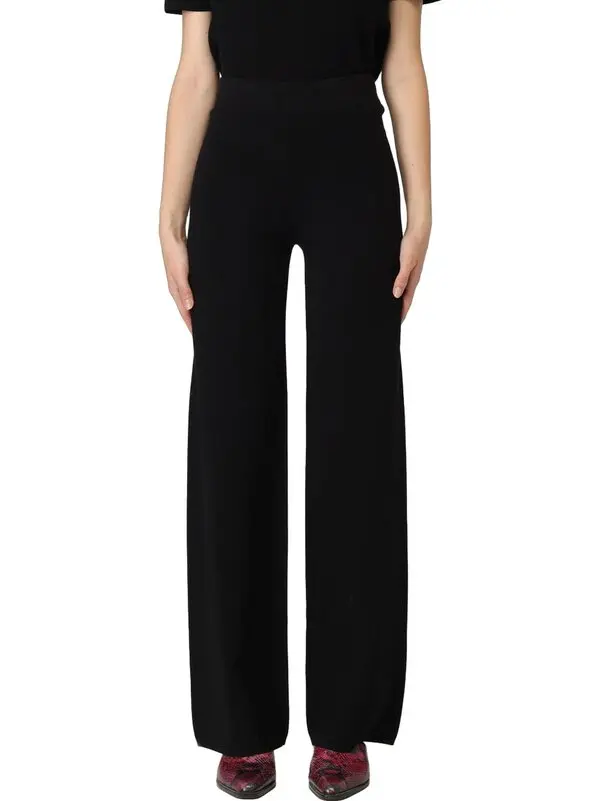 Max Mara Solid Trousers - Black