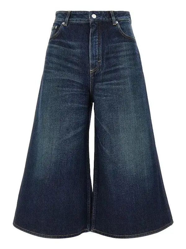 Alaïa Palazzo Shorts - Blue