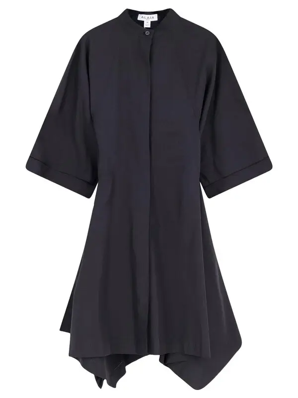 Alaïa Panelled Cotton Dress - Multicolor