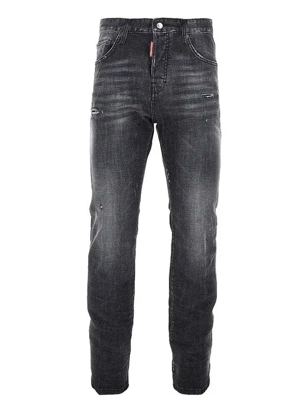 Dsquared2 Stretch Denim Teddy Jeans - Black
