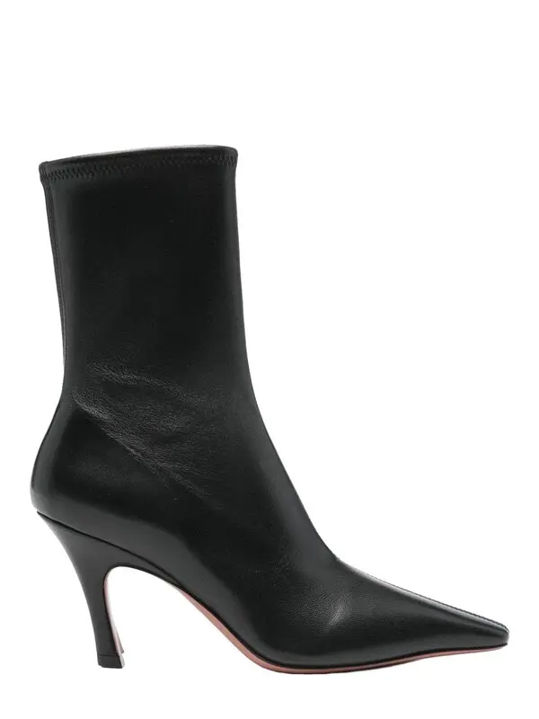Amina Muaddi Jamie Leather Boots - Multicolor