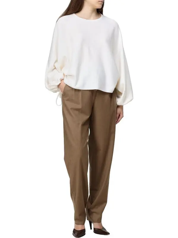 Max Mara Wool Blend Trousers - Brown