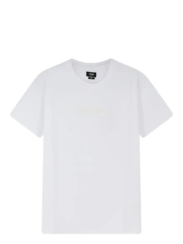 Fendi Slim Fit Cotton T-shirt - Multicolor