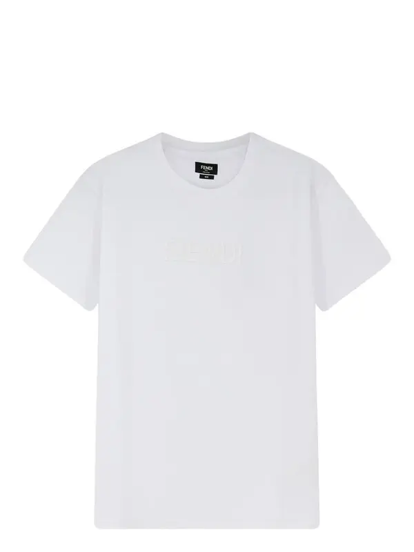 Fendi Slim Fit Cotton T-shirt - Multicolor