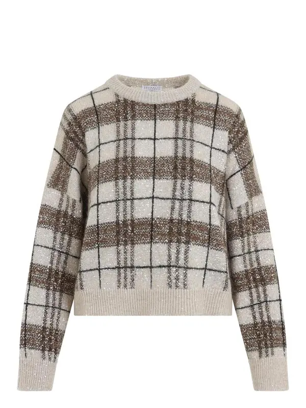 Brunello Cucinelli Check Sweater - Multicolor