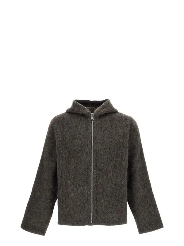 Our Legacy Full Zip Wool Hood - Multicolor