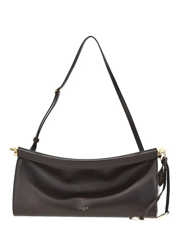 Alaïa Medium 'le Click East West' Leather Bag - Brown