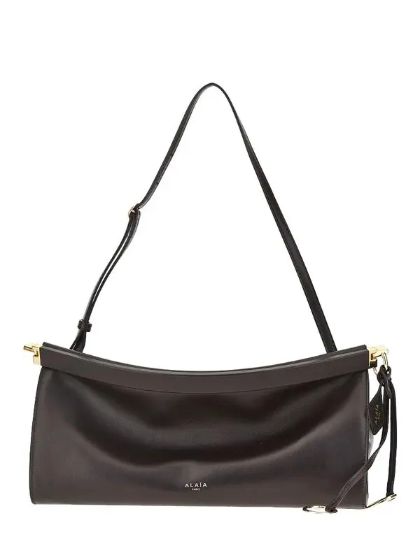 Alaïa Le Click East West Leather Bag - Brown