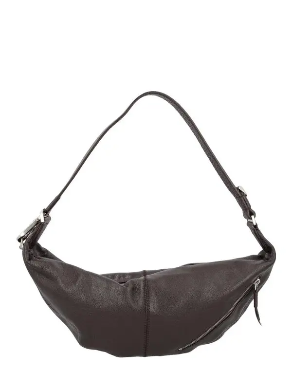 LEMAIRE Buffalo Leather Shoulder Bag - Brown