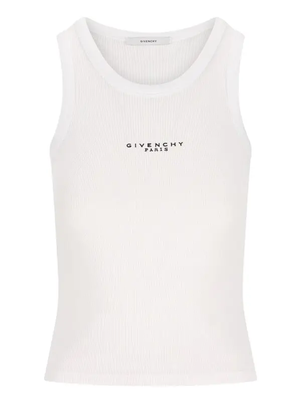Givenchy Logo Cotton Tank Top - Multicolor