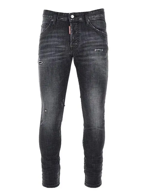 Dsquared2 Stretch Denim Skater Jeans - Black