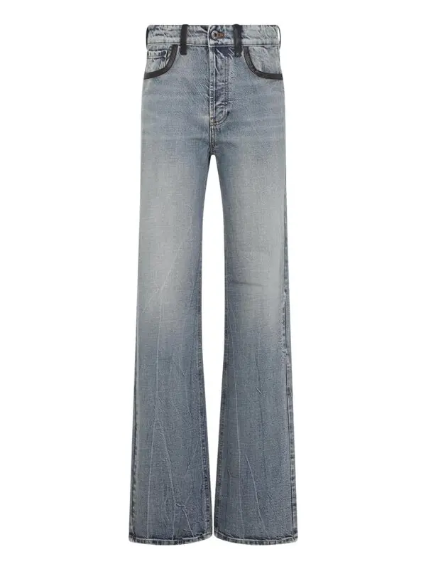 Miu Miu Cotton Jeans - Blue