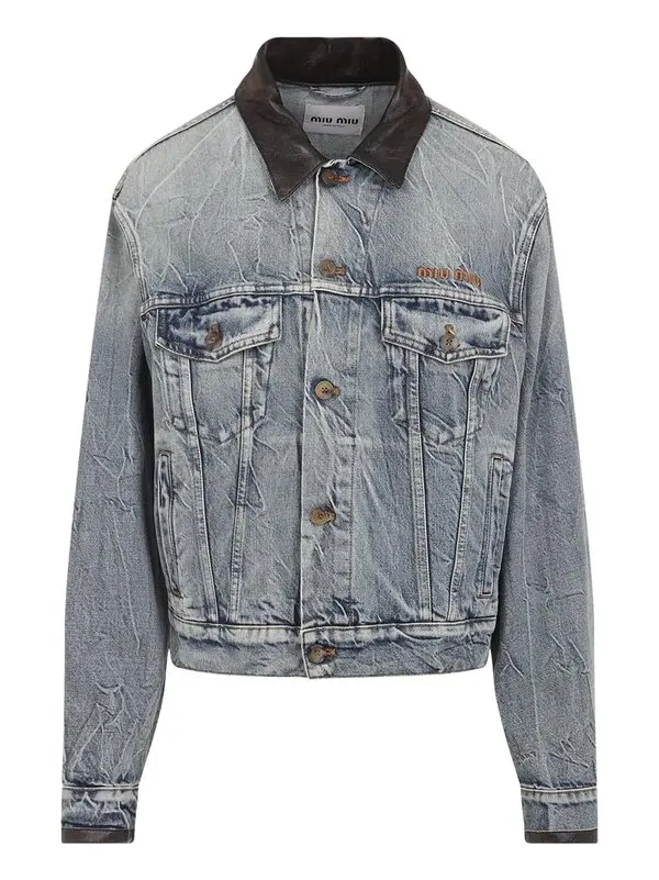 Miu Miu Denim Jacket - Blue