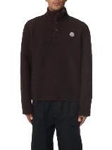 Moncler Logo Stand Collar Sweatshirt - Multicolor