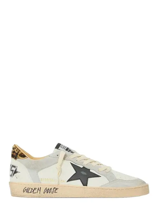 GOLDEN GOOSE Ball Star Leather Sneakers - White