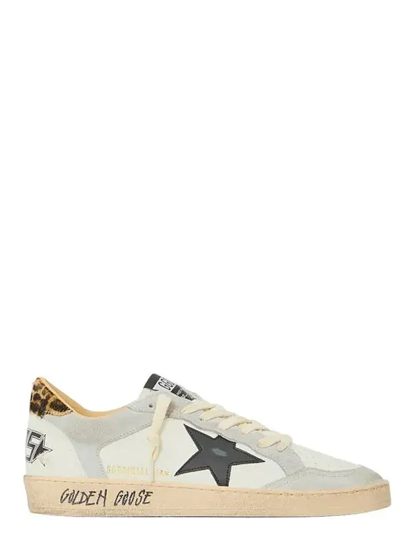 GOLDEN GOOSE Ball Star Leather Sneakers - White