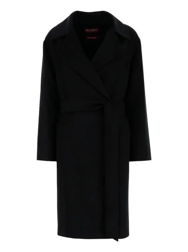 Max Mara Wool Long Coat - Multicolor