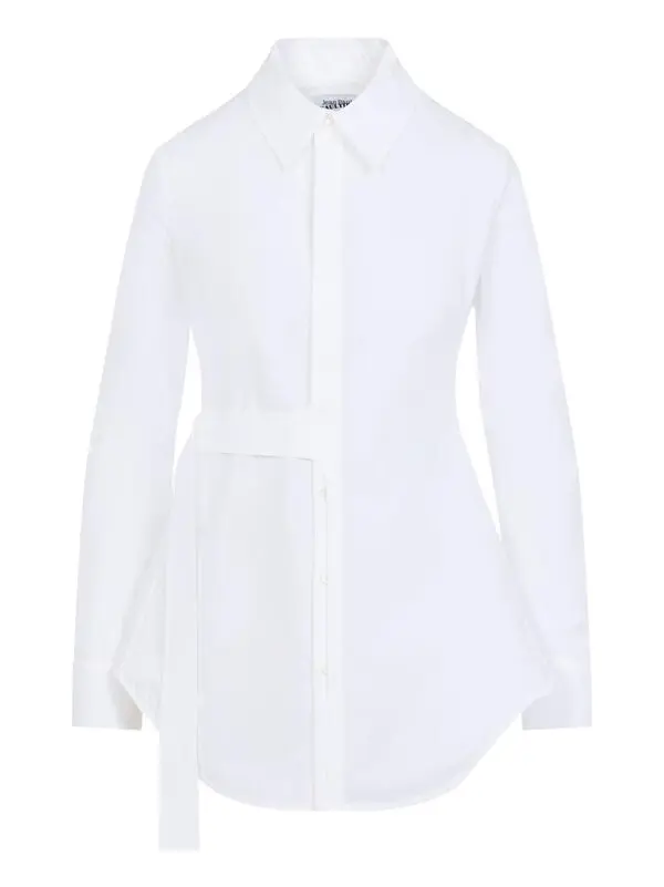 JEAN PAUL GAULTIER Strap Detail Shirt - White