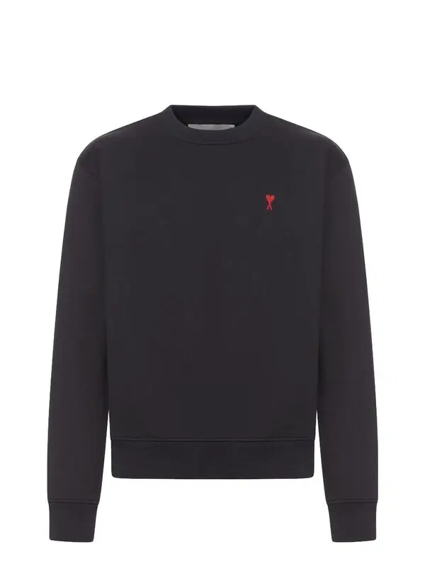 AMI Paris Crew Neck Sweatshirt - Black