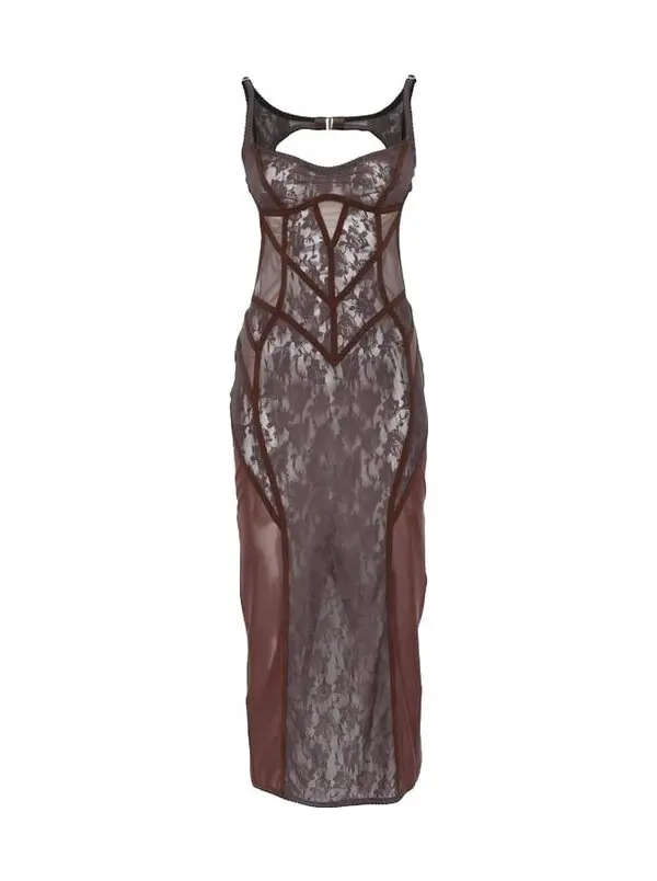 Attico Dresses Cocktail & Party Dresses - Brown