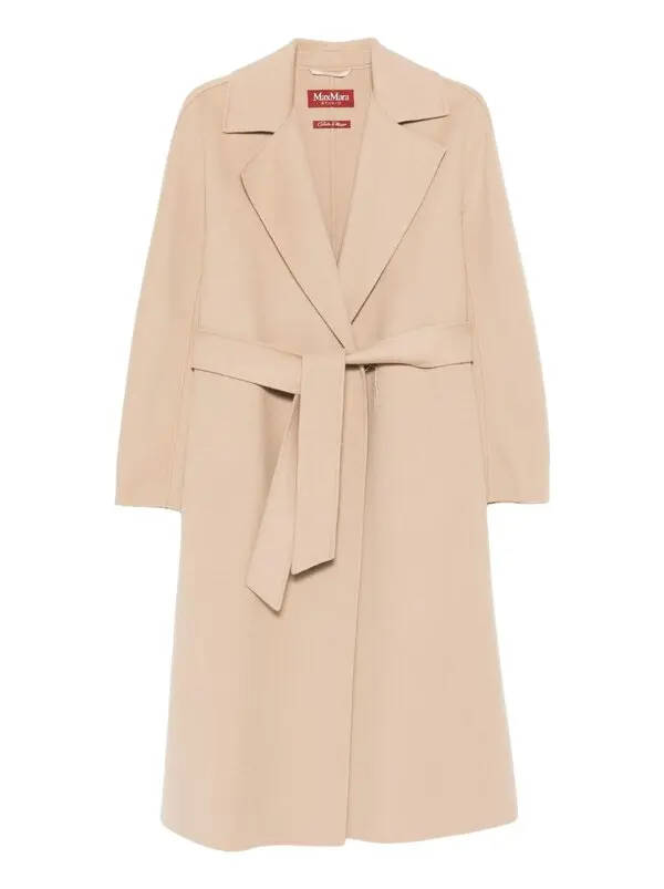 Max Mara Wool Long Coat - Multicolor