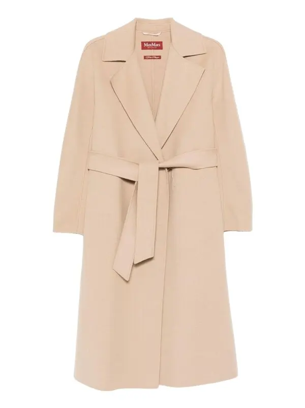 Max Mara Wool Long Coat - Multicolor