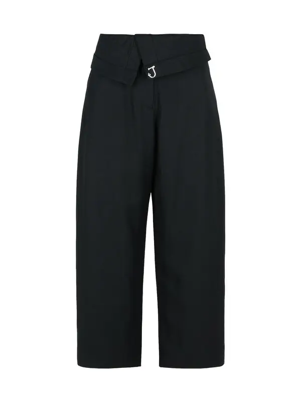 JW Anderson Viscose Trousers - Black