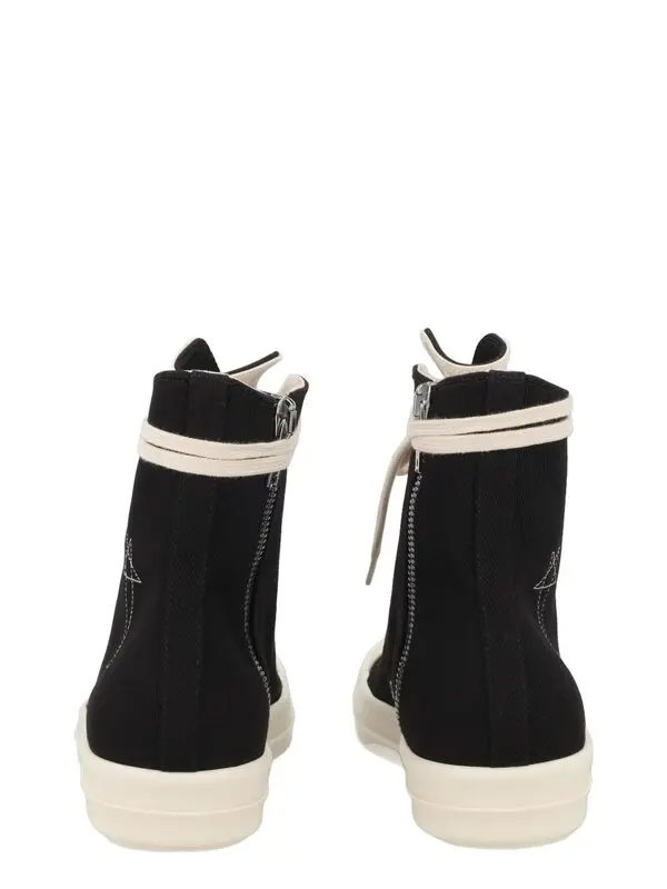 Rick Owens High Top Sneakers - Black