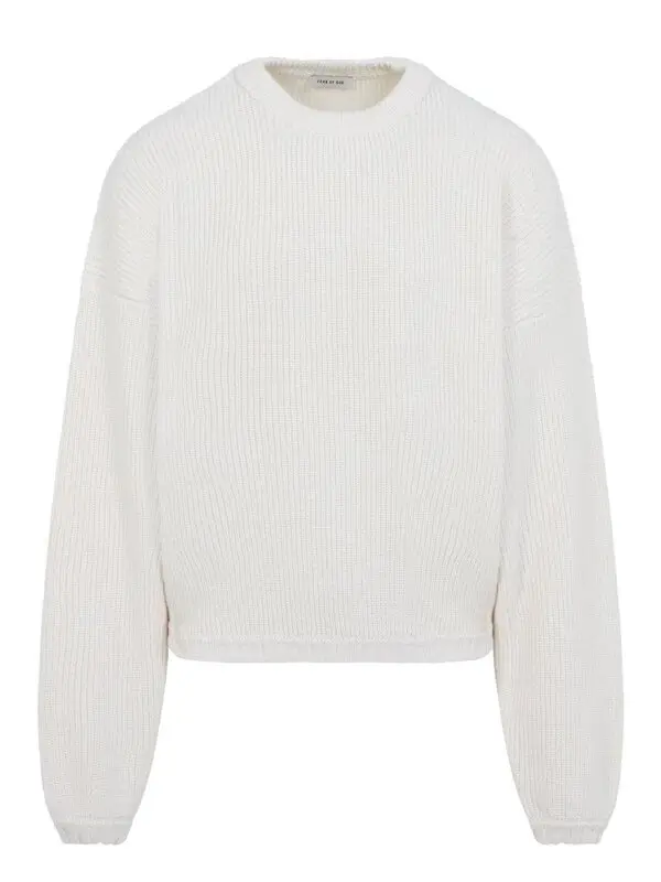 Fear Of God Virgin Wool Blend Crew Neck Sweater - Multicolor