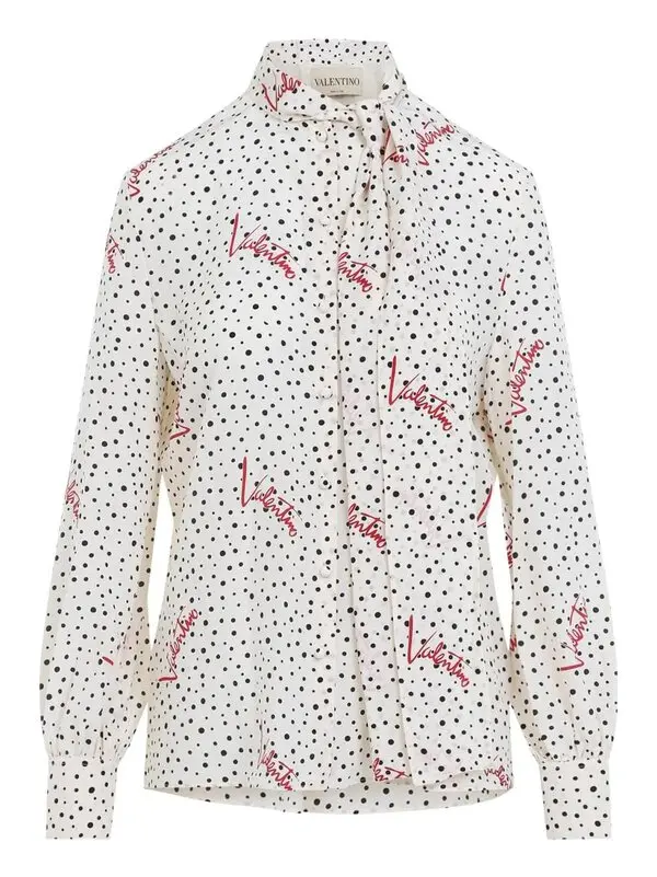 Valentino Garavani Bollicine Crepe Shirt - Multicolor