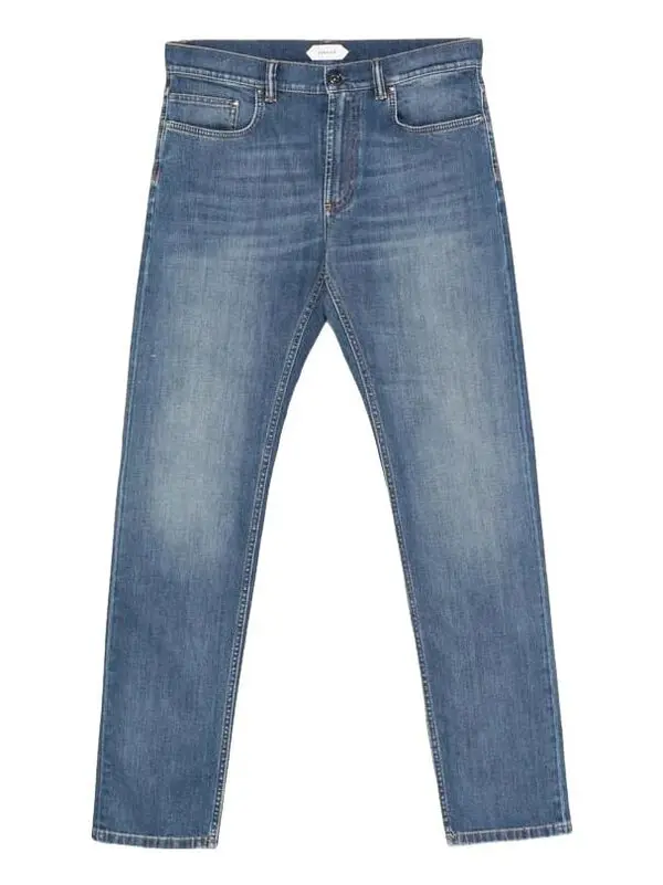 Versace Denim Regular & Straight-leg Jeans - Blue