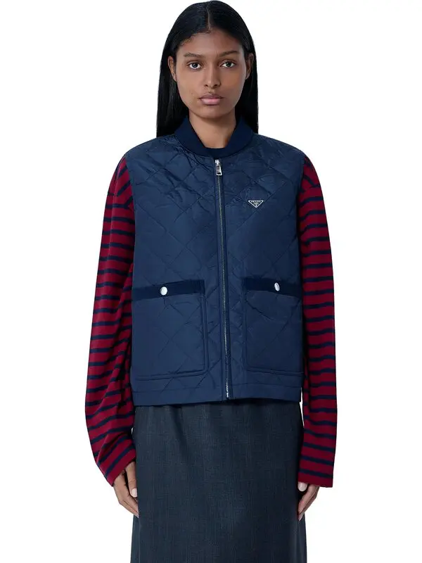 Prada Re-nylon Jacket - Blue