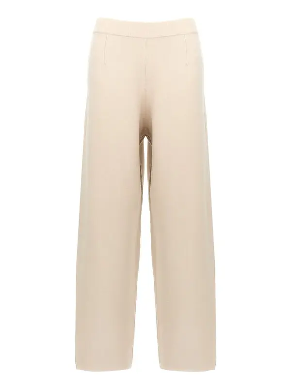 Max Mara Dula Knit Pants - Cream