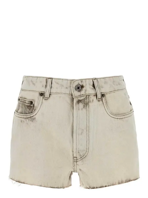Miu Miu Denim Shorts - White